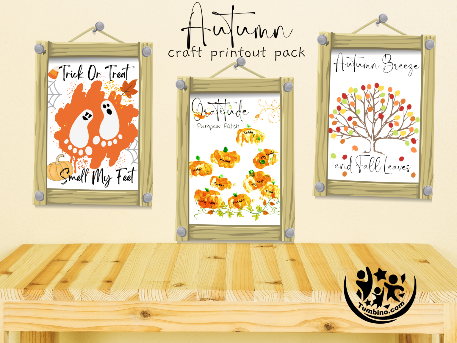Autumn Craft Pack - Gratitude Pumpkin Patch, Autumn Tree, Halloween ...